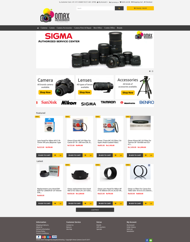 Omax Camera Care